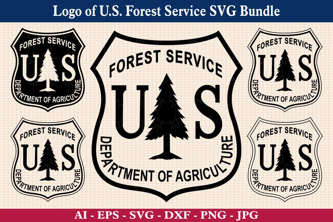 US Forest Service Logo SVG Bundle, CNC Laser Cut Files - Etsy