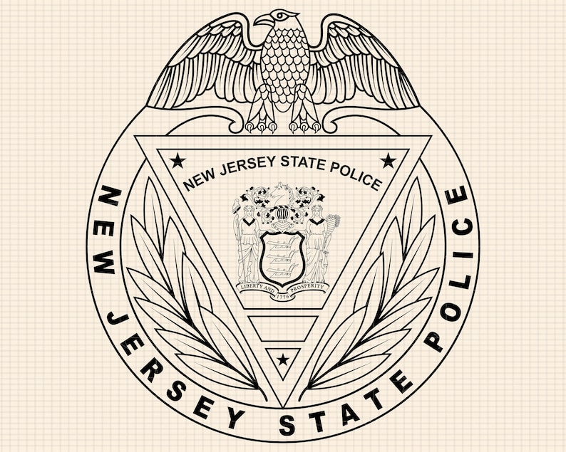 New Jersey State Police Insignia SVG Bundle, New Jersey State Police ...