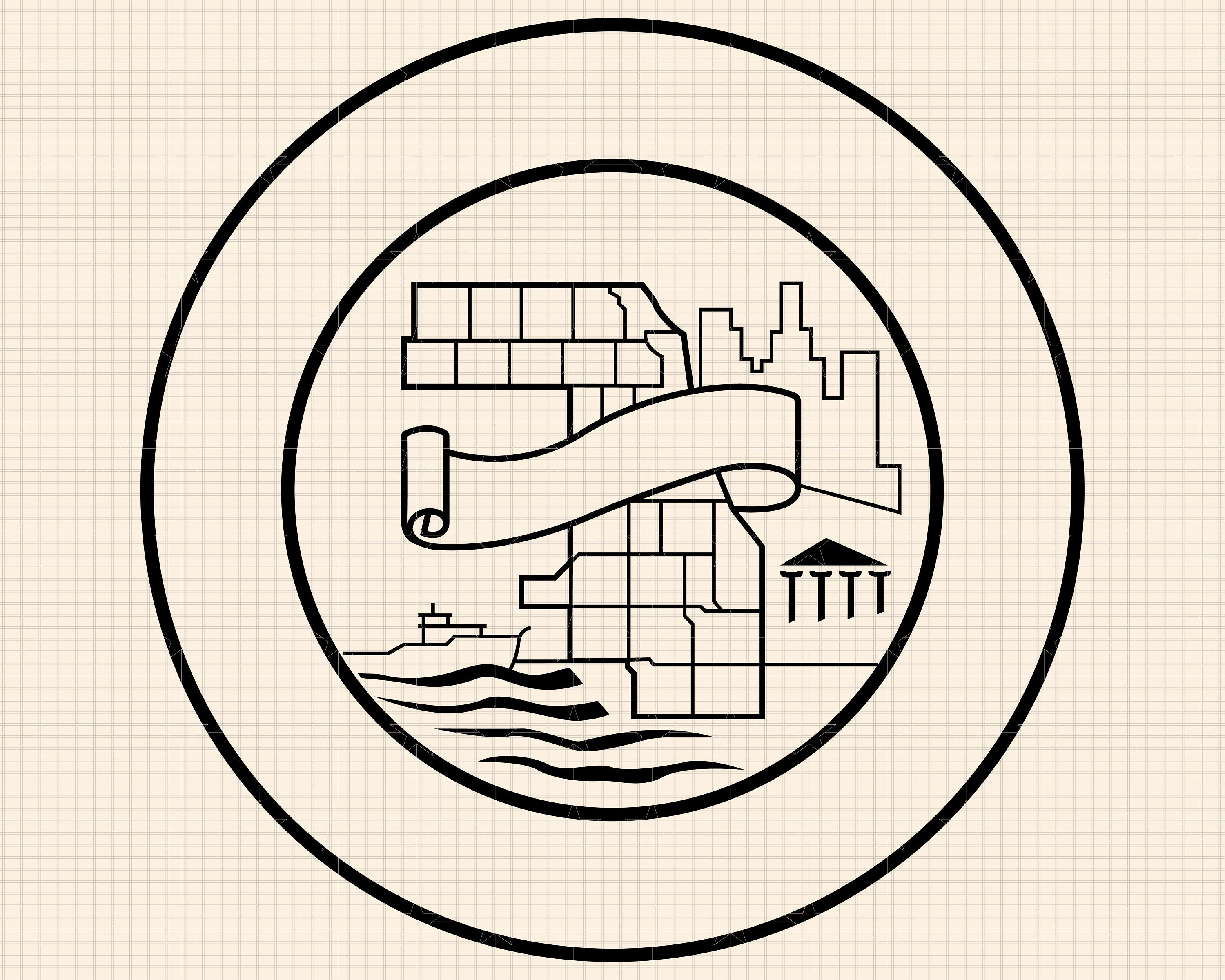 Seal of Cook County, Illinois SVG Bundle, Seal of Cook County Svg, Cook ...