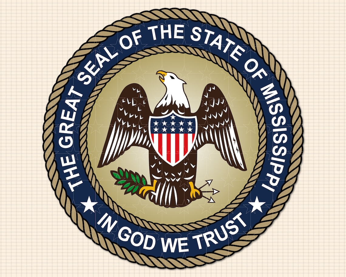 Mississippi State Seal SVG Bundle, Great Seal of Mississippi PNG Bundle ...