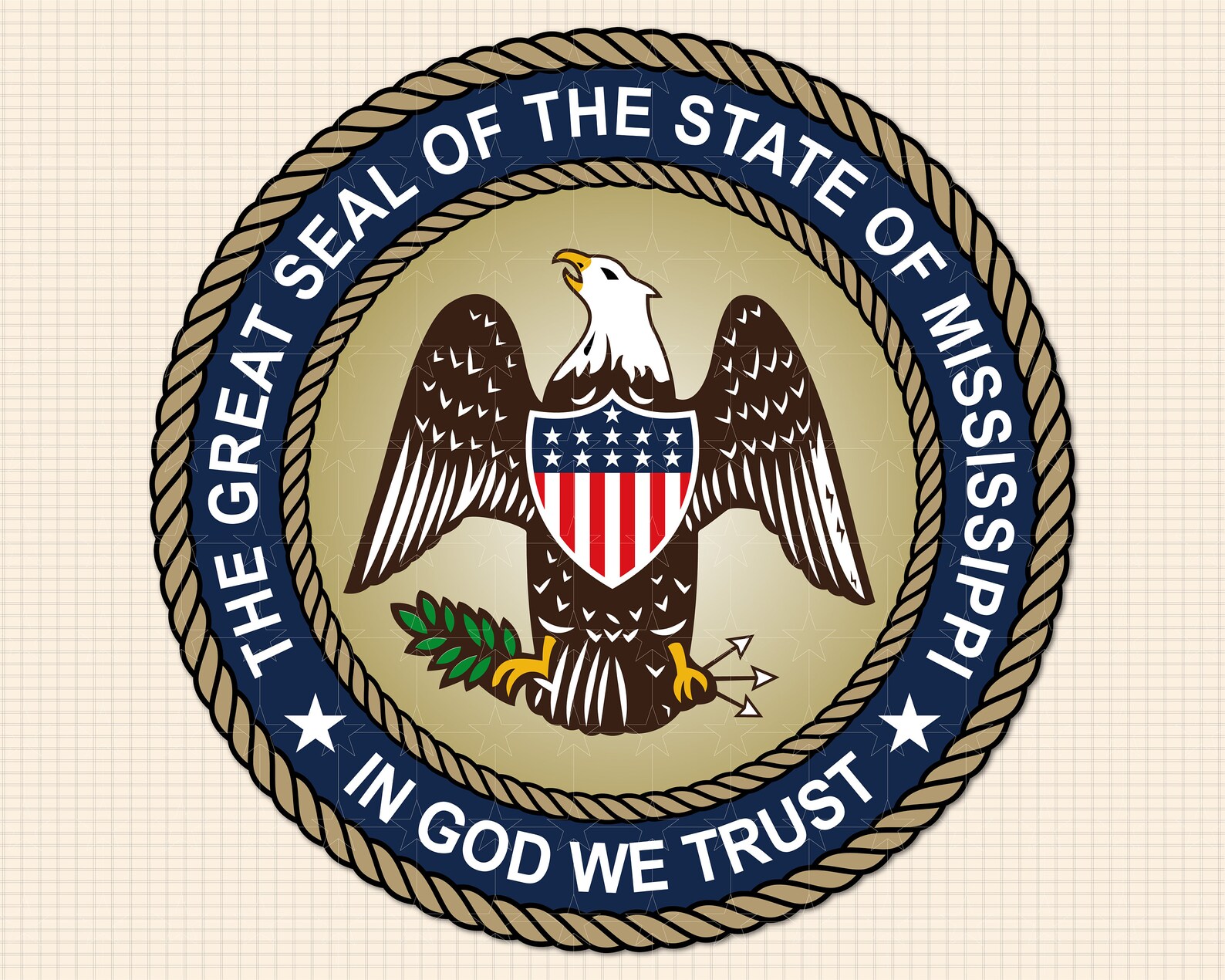Mississippi State Seal SVG Bundle, Great Seal of Mississippi PNG Bundle ...