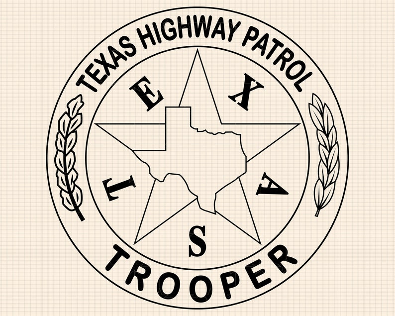 Texas Highway Patrol Badge SVG Bundle, Texas Highway Patrol Emblem SVG ...
