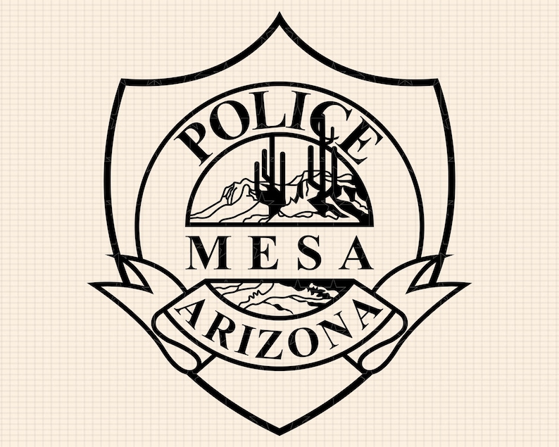 Mesa Arizona Police Department Patch SVG Bundle, Mesa Police Dept Crest ...