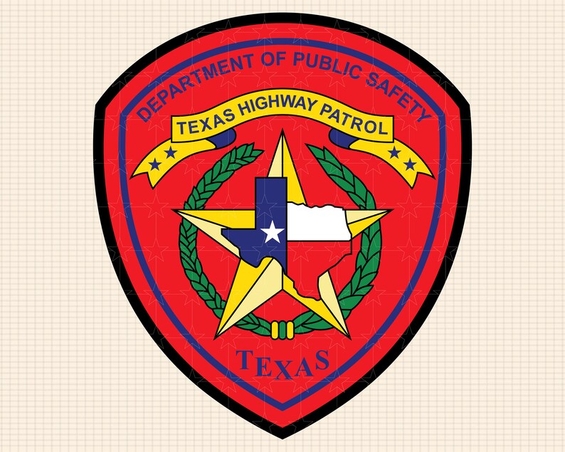 Texas Highway Patrol Patch SVG Bundle, Texas Highway Patrol Badge SVG ...