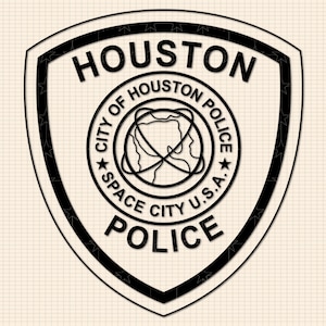 Houston Texas Police Patch SVG Bundle, Houston Police Badge Vector ...