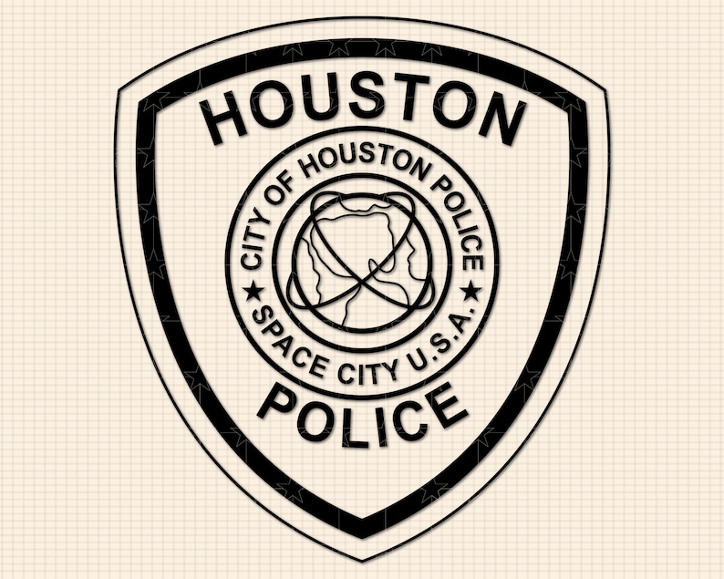Houston Texas Police Patch SVG Bundle, Houston Police Badge Vector ...