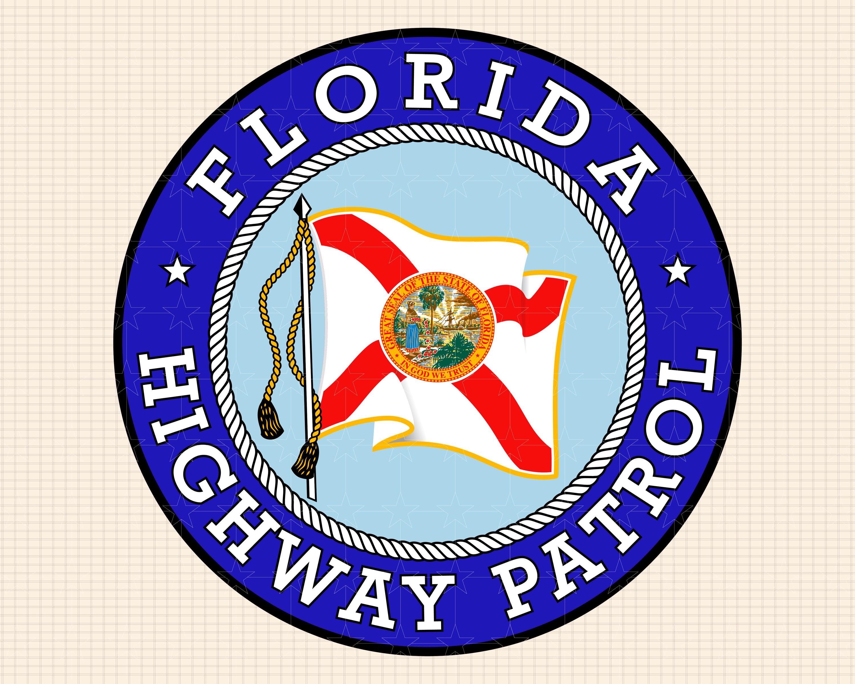 Seal of the Florida Highway Patrol Svg Bundle, Highway Patrol Badge Svg ...