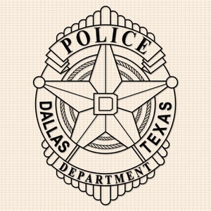 Dallas Police Badge SVG Bundle, Texas Police Officer Vector Clipart ...
