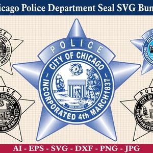 Chicago Police Department Seal Svg Bundle, Chicago Police Logo Svg, CPD ...
