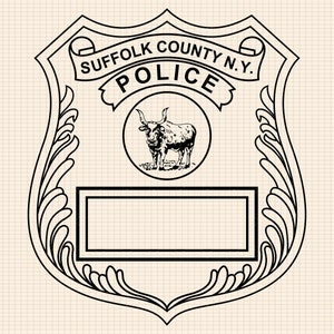 Suffolk County Police Badge SVG Bundle, Cricut Cut Files - Etsy