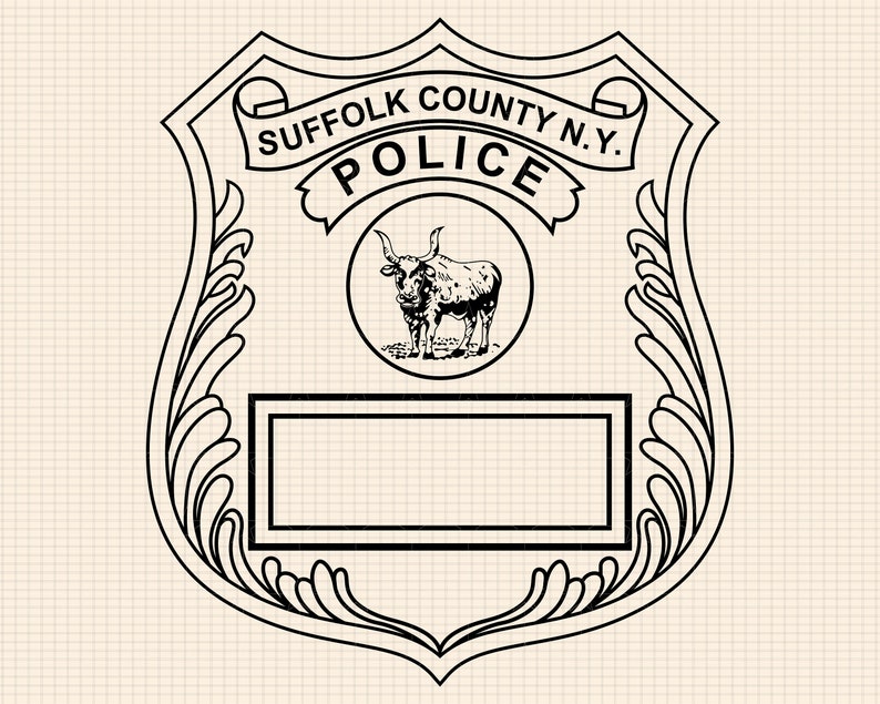 Suffolk County Police Badge SVG Bundle, Cricut Cut Files - Etsy