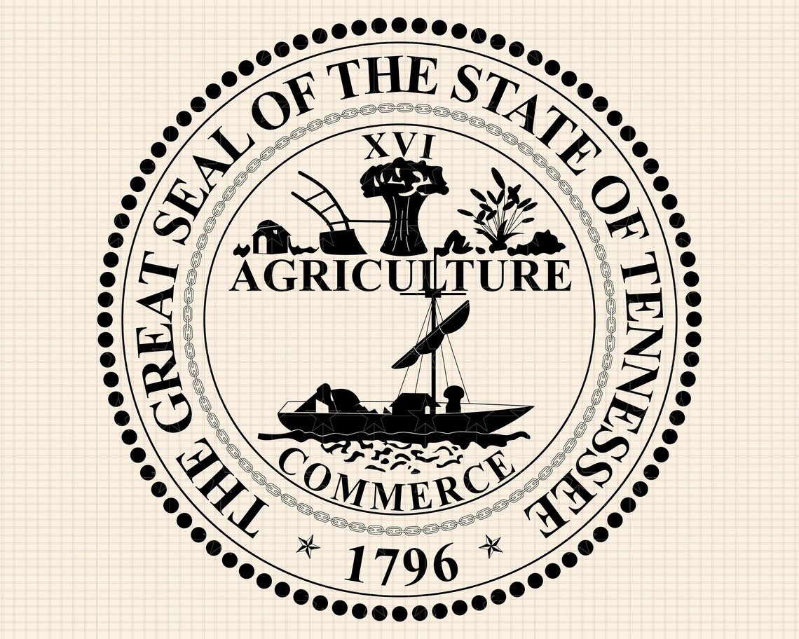 The Great Seal of Tennessee SVG Bundle, the Great Seal of the State of ...