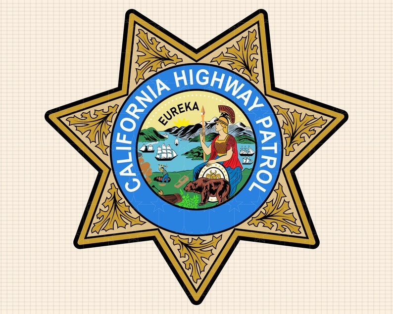 Door Insignia of the California Highway Patrol SVG Bundle, Seal of the ...