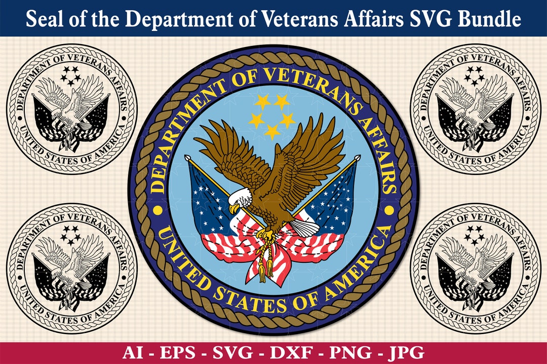Seal of the Department of Veterans Affairs SVG Bundle, US VA Logo Svg ...