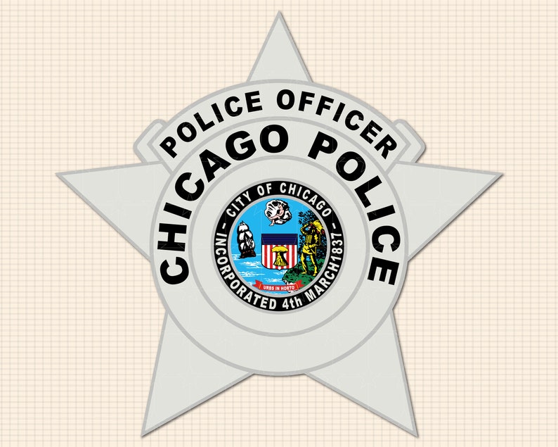 Chicago Police Department Officer Badge SVG Bundle, Chicago Police ...