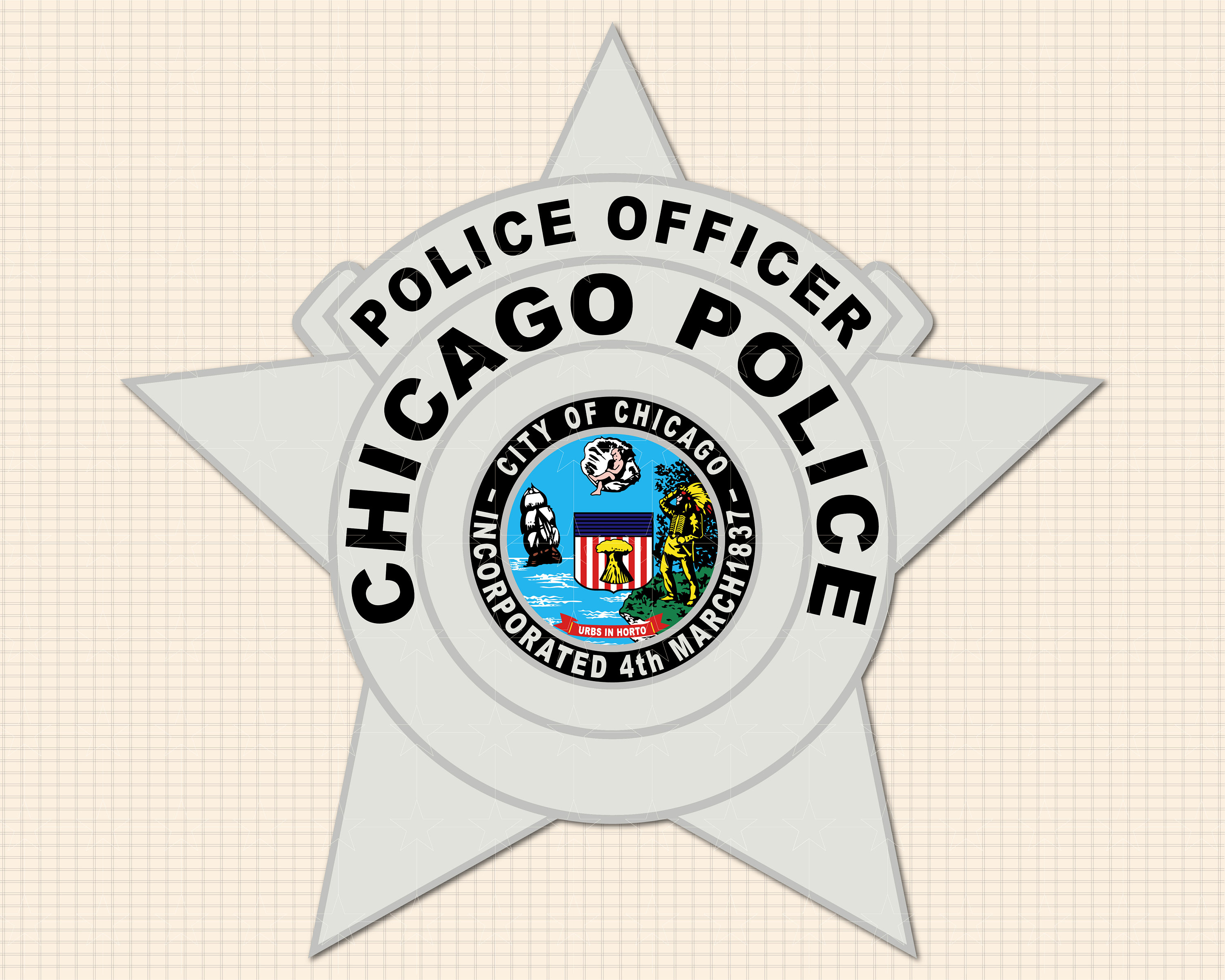 Chicago Police Department Officer Badge SVG Bundle, Chicago Police ...