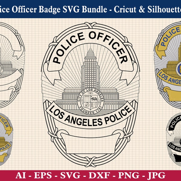 Police Lapd Svg - Etsy