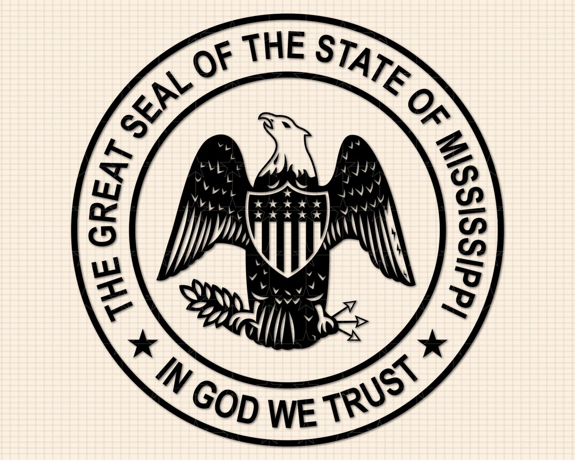 Mississippi State Seal SVG Bundle, Great Seal of Mississippi PNG Bundle ...
