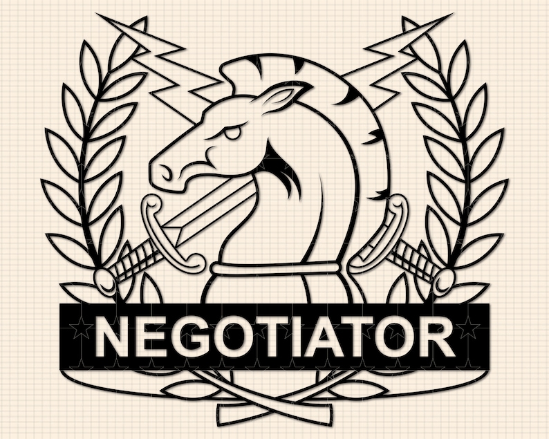 Law Enforcement Negotiator Pin, Police Crisis Negotiation Logo, Hostage ...