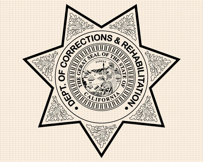 Badge Patch of the California Department of Corrections and ...