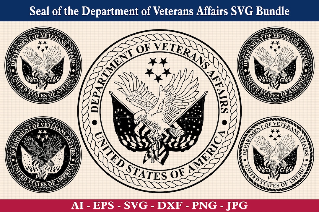 Seal of the Department of Veterans Affairs SVG Bundle, US VA Logo Svg ...