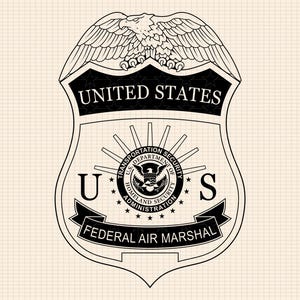 The Badge of the US Federal Air Marshal Service SVG Bundle, Federal Air ...