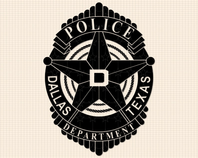 Dallas Texas Police Department Badge SVG Bundle, Dallas Police Officer ...