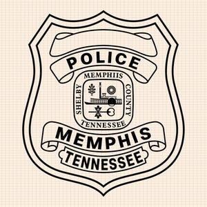 Memphis Tennessee Police Badge SVG Bundle, Vector Cut File - Etsy