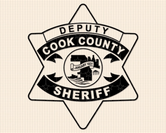 Cook County Sheriff Police Badge Illinois Police Jewelry