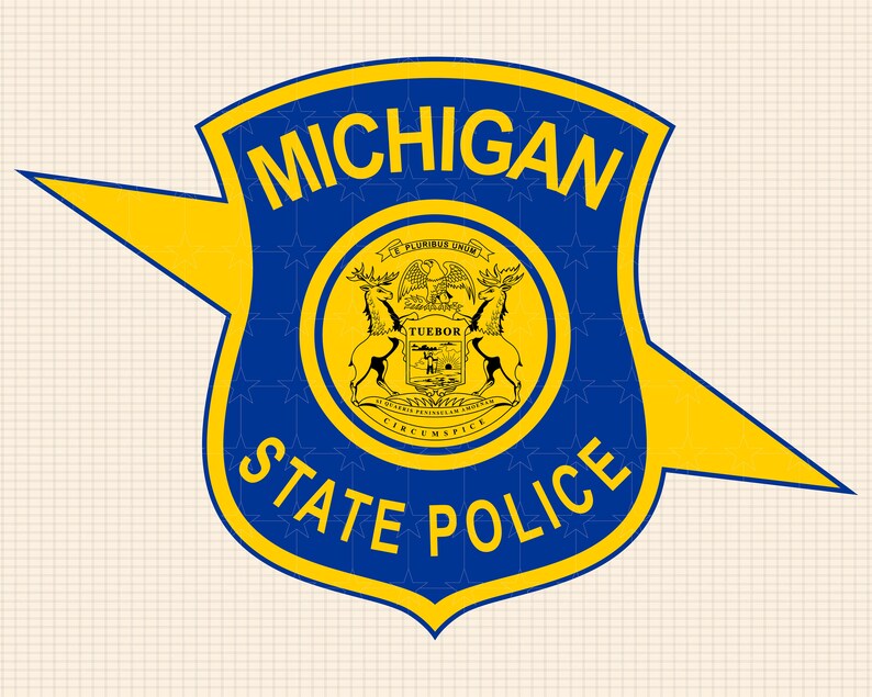 Door Seal of Michigan State Police SVG Bundle, Michigan State Police ...