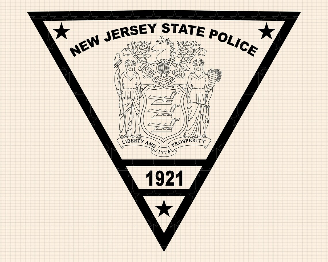 Seal of the New Jersey State Police SVG Bundle, New Jersey State Police ...