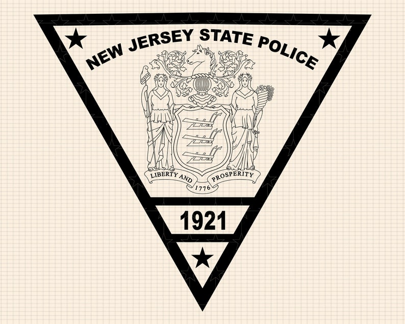 Seal of the New Jersey State Police SVG Bundle, New Jersey State Police ...