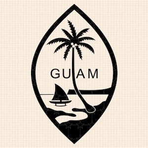 Seal of Guam SVG Bundle, Guam Emblem Vector, Guam Logo Svg, Guam ...