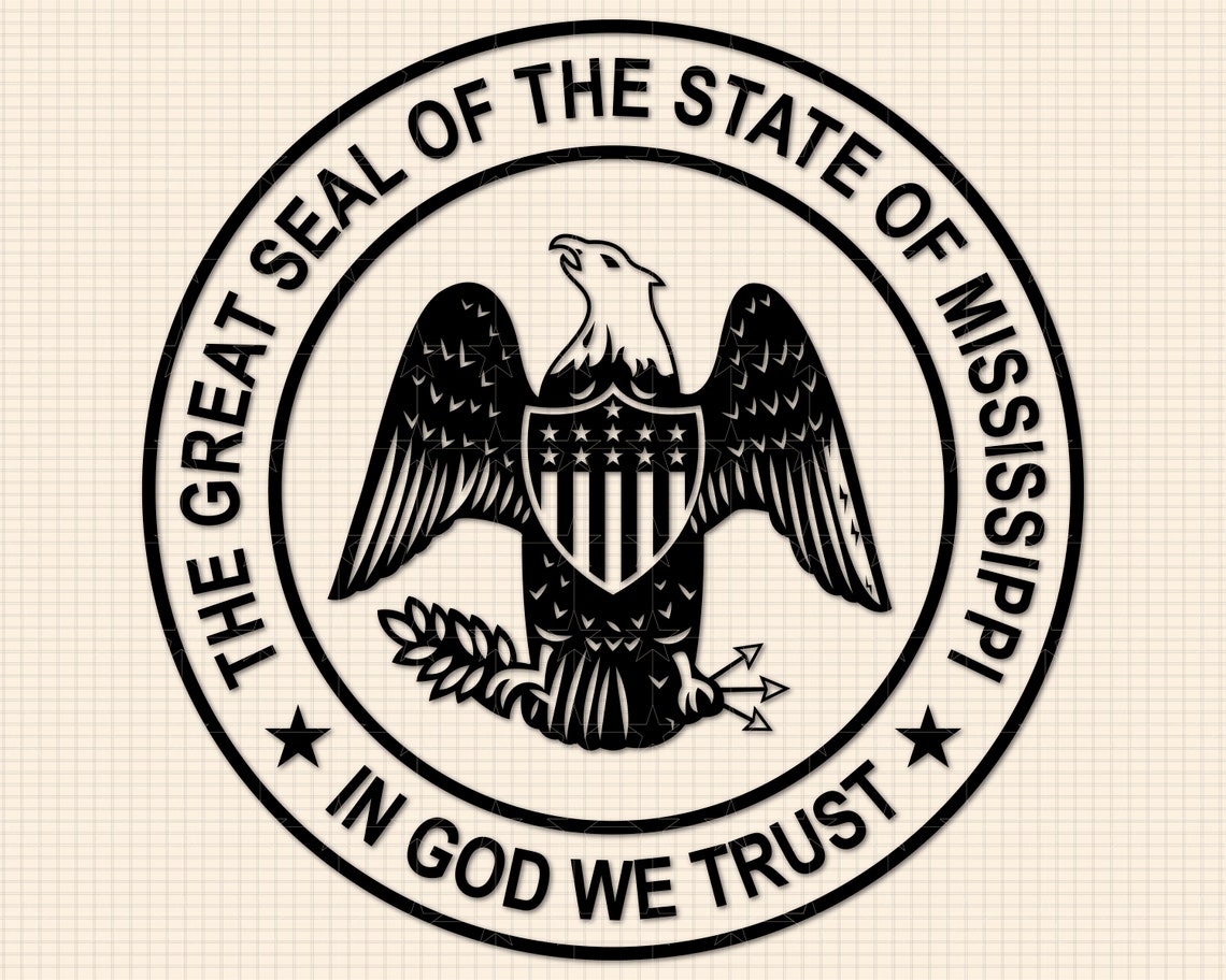 Mississippi State Seal SVG Bundle, Great Seal of Mississippi PNG Bundle ...