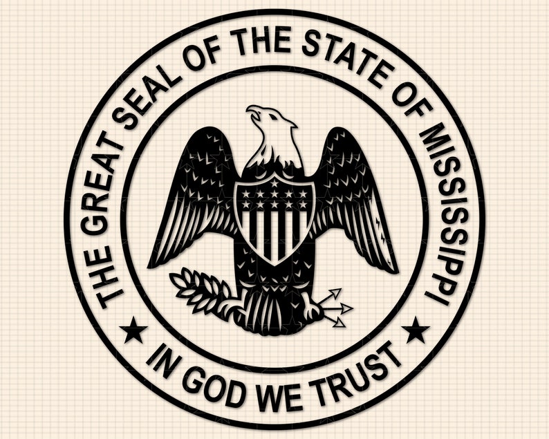 Mississippi State Seal SVG Bundle, Great Seal of Mississippi PNG Bundle ...