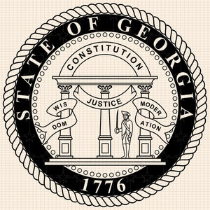 Great Seal of the State of Georgia SVG Bundle, Seal of Georgia Svg ...