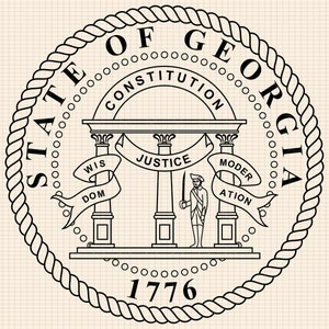 Great Seal of the State of Georgia SVG Bundle, Seal of Georgia Svg ...