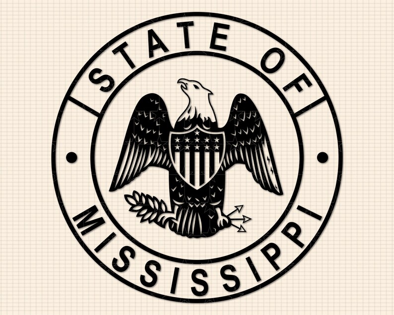 Mississippi State Seal SVG Bundle, Great Seal of Mississippi PNG Bundle ...