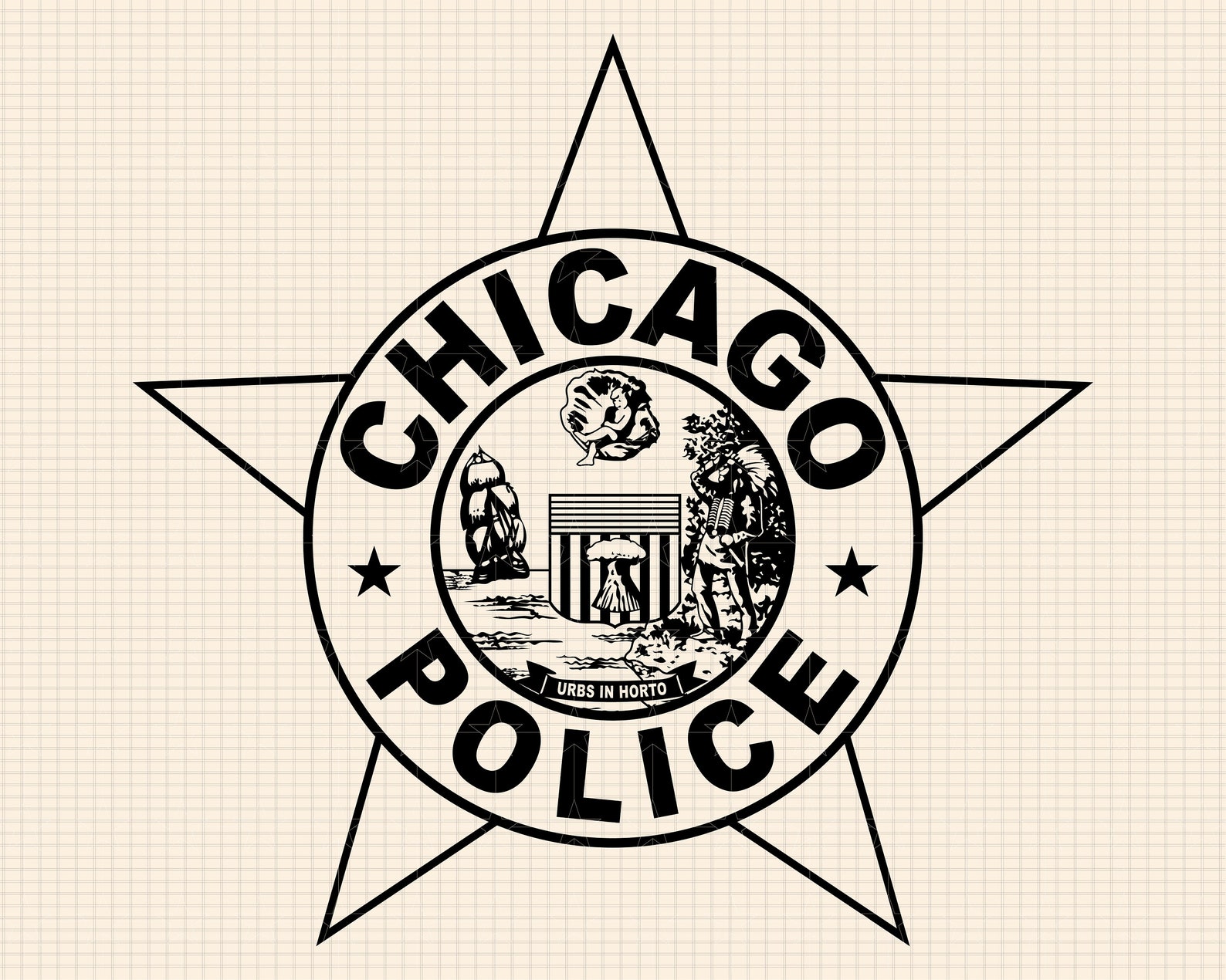 Chicago Police Logo SVG Bundle, Chicago Police Department Emblem Svg ...