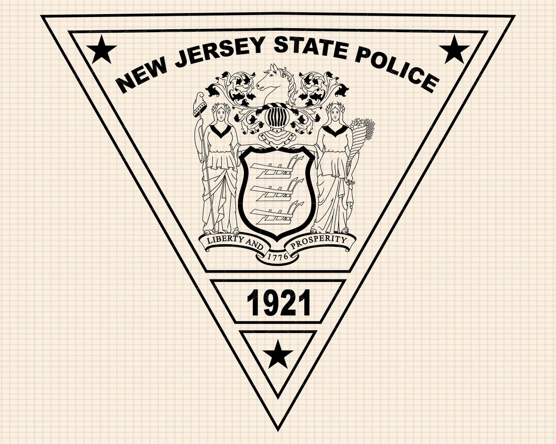 Seal of the New Jersey State Police SVG Bundle, New Jersey State Police ...