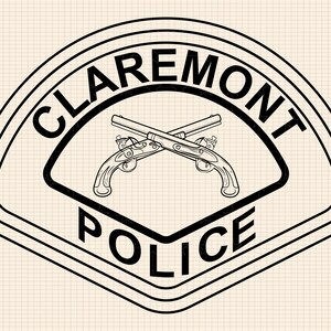 Claremont California Police Department Shoulder Patch SVG Bundle ...