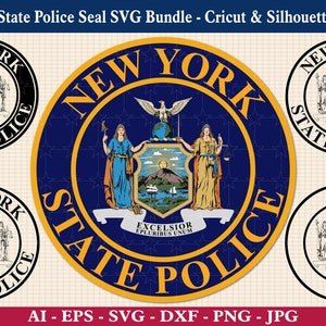 New York State Police Seal SVG Bundle, NYSP Logo Svg, New York State ...