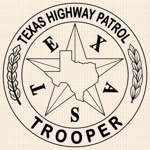 Texas Highway Patrol Badge SVG Bundle, Texas Highway Patrol Emblem SVG ...