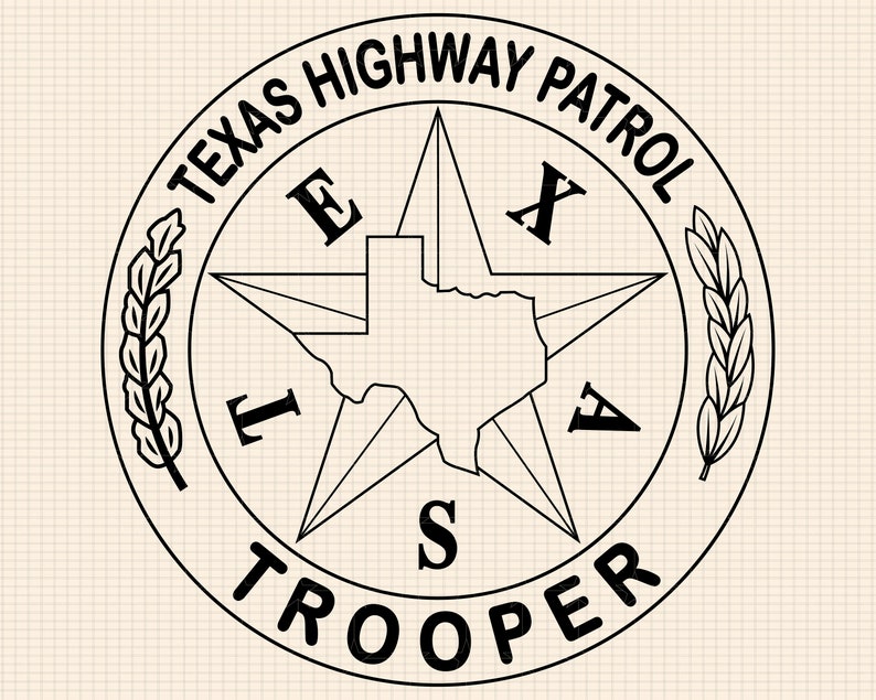Texas Highway Patrol Badge SVG Bundle, Texas Highway Patrol Emblem SVG ...