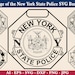 New York State Police NYSP Badge Vector Badge, SVG, Vector, DXF, Cricut ...