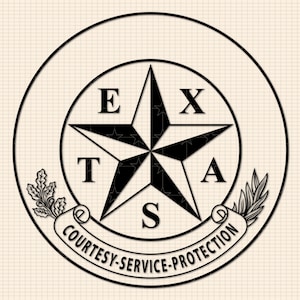 Texas Department of Public Safety Seal SVG Bundle, Texas DPS Emblem ...