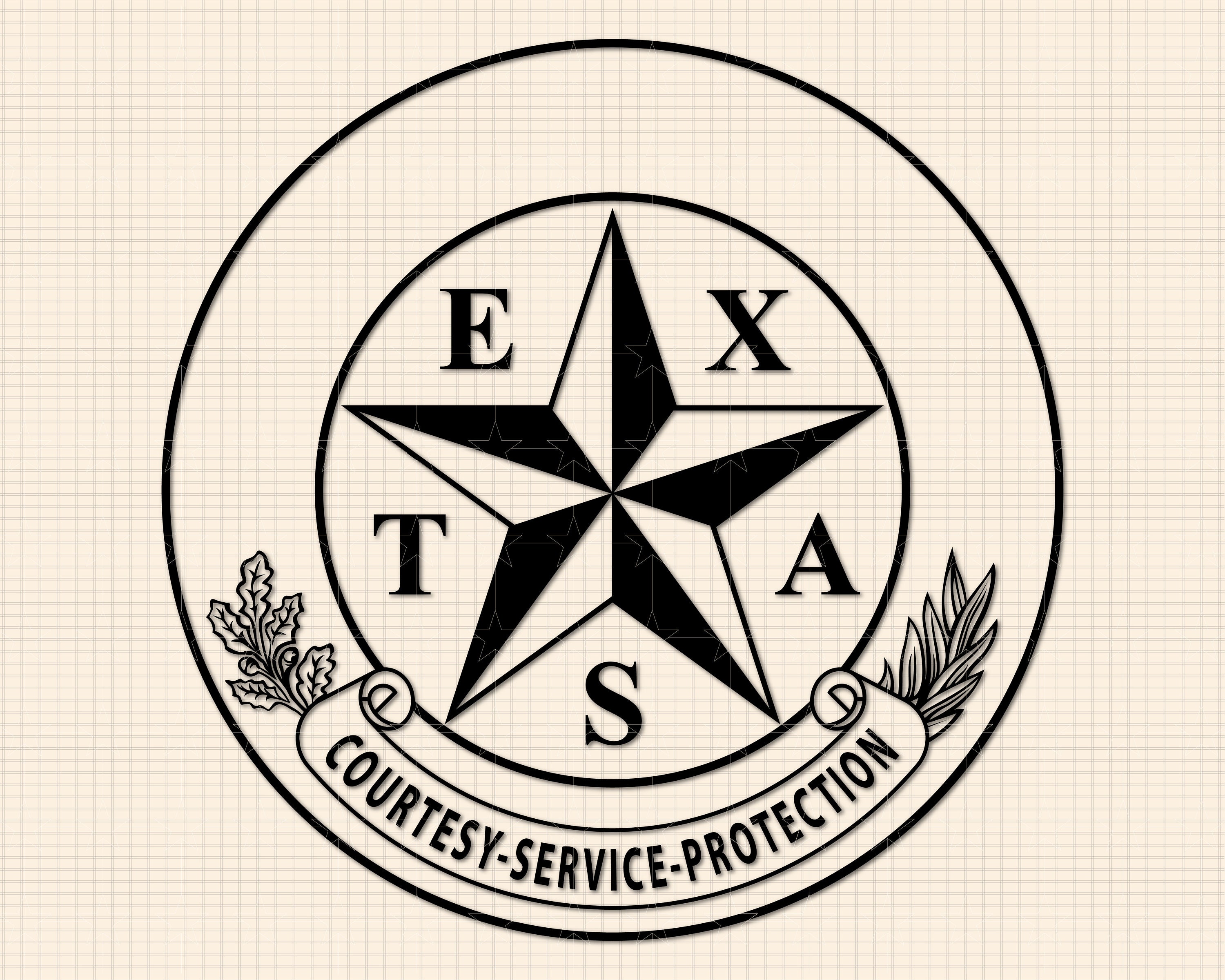 Texas Department of Public Safety Seal SVG Bundle, Texas DPS Emblem ...