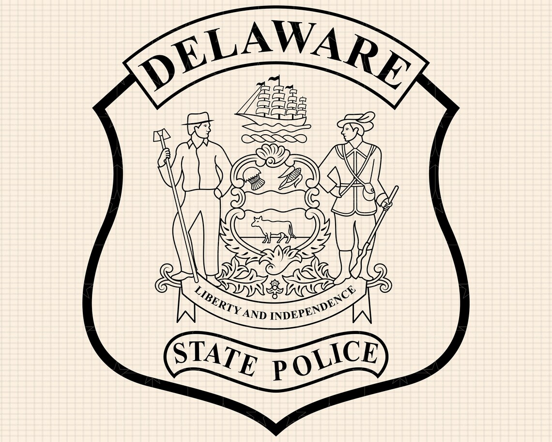 Delaware State Police Emblem SVG Bundle, DSP Logo (cut Files) - Etsy