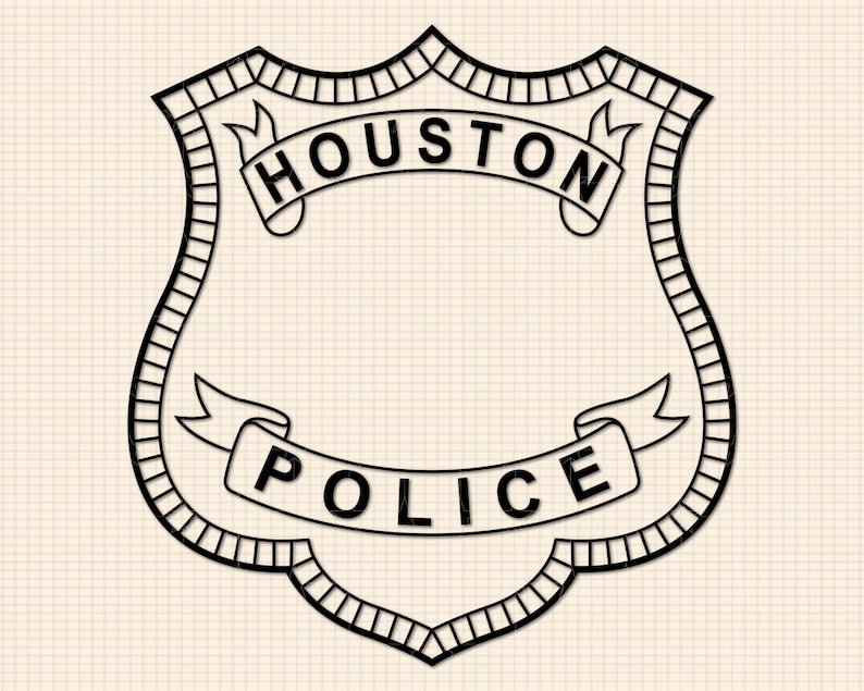 Houston Texas Police Department Badge SVG Bundle, Houston TX Police ...