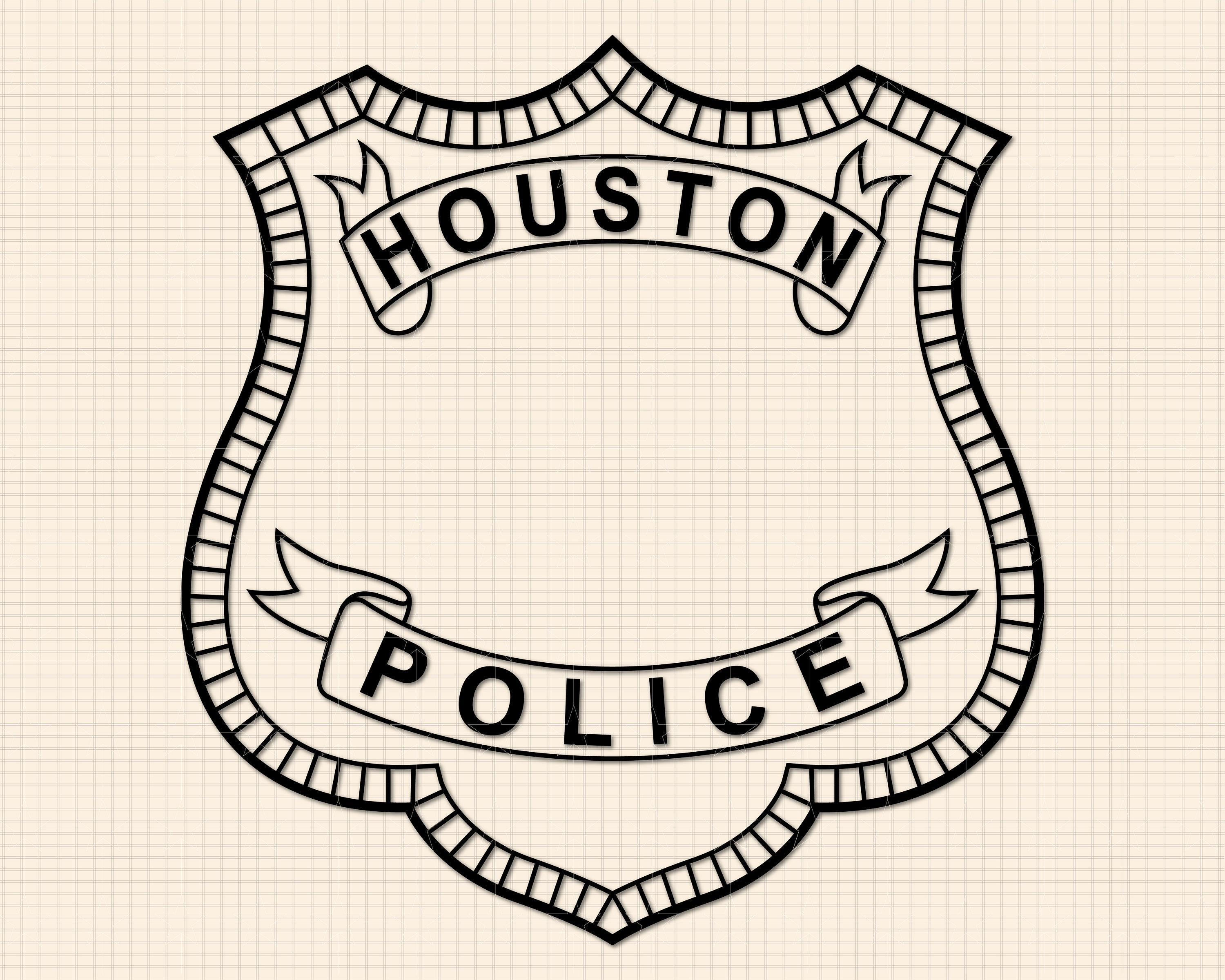 Houston Texas Police Department Badge SVG Bundle, Houston TX Police ...